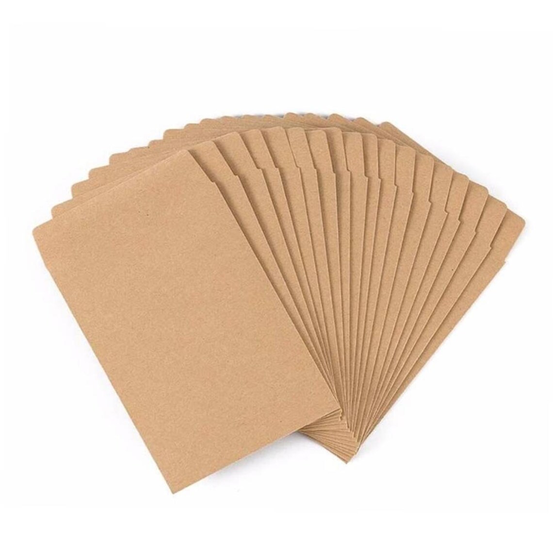 100 pcs Mini Blank Brown Kraft 2x3.5 Envelopes | Etsy