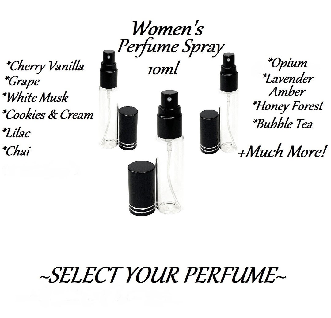 Variety of Perfumes to Choose From! Custom Personalized and Create Your ...
