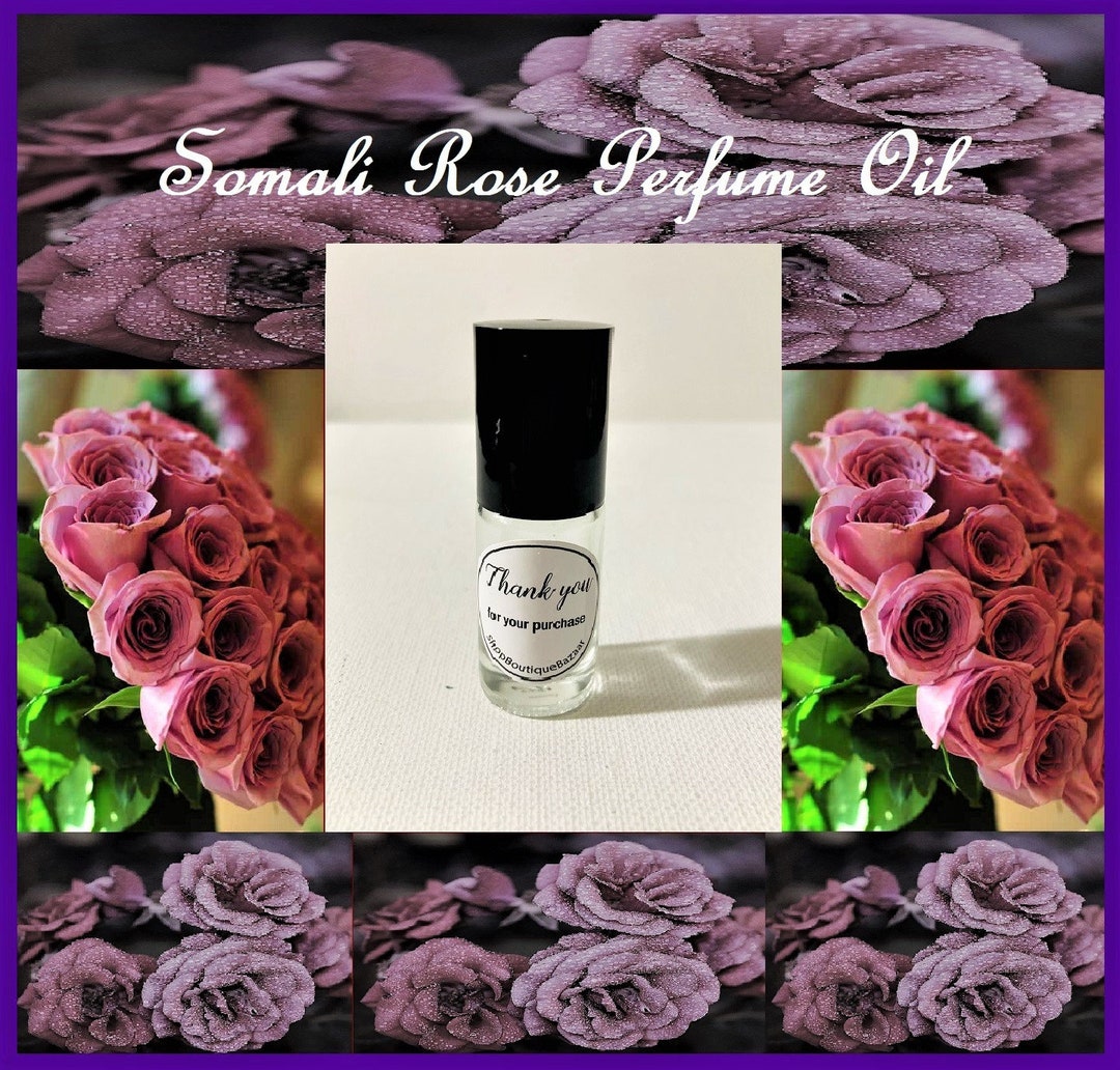 Somali Rose Floral Handmade Perfume Oil Roll on Somali Roses, Spices ...