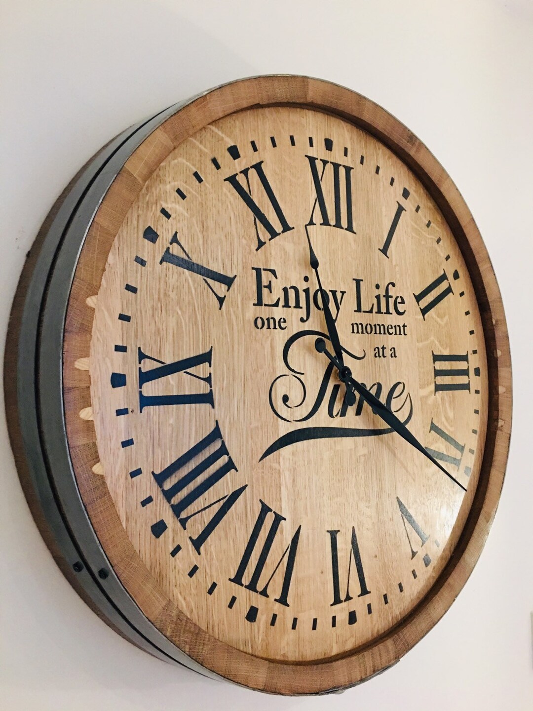 Wine Barrel Clock - Etsy