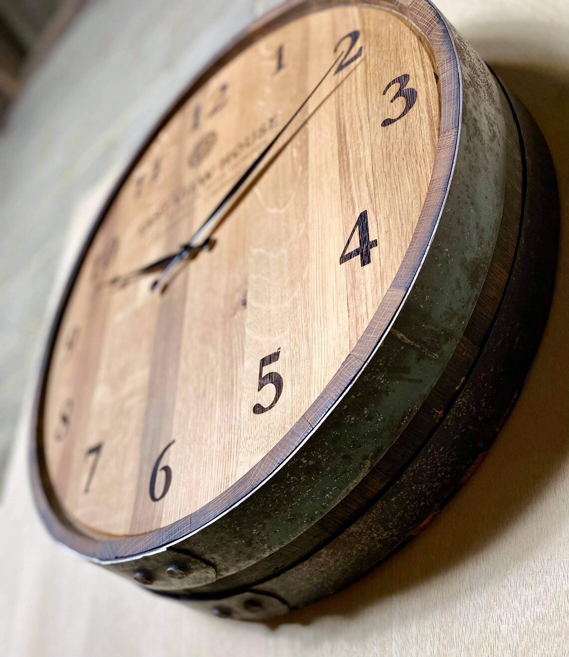 Personalised Whisky Barrel Clock / Photo Shopped Image - Etsy