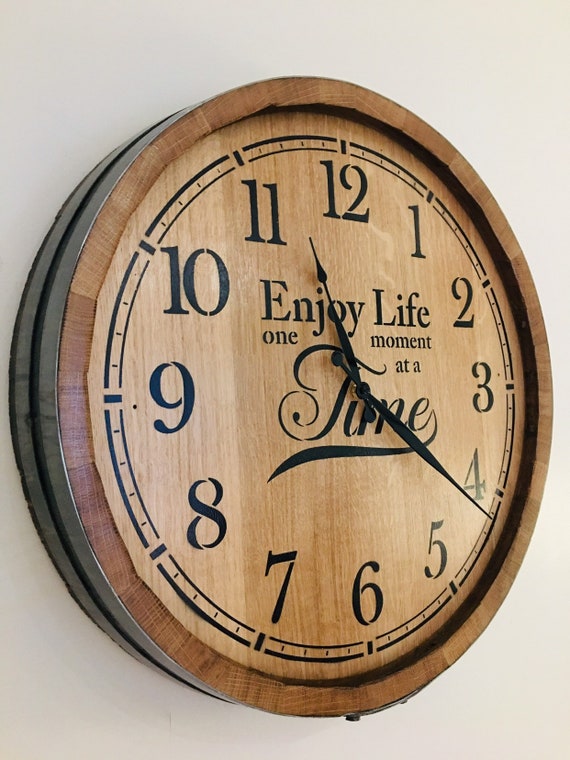 Wine Barrel Clock - Etsy