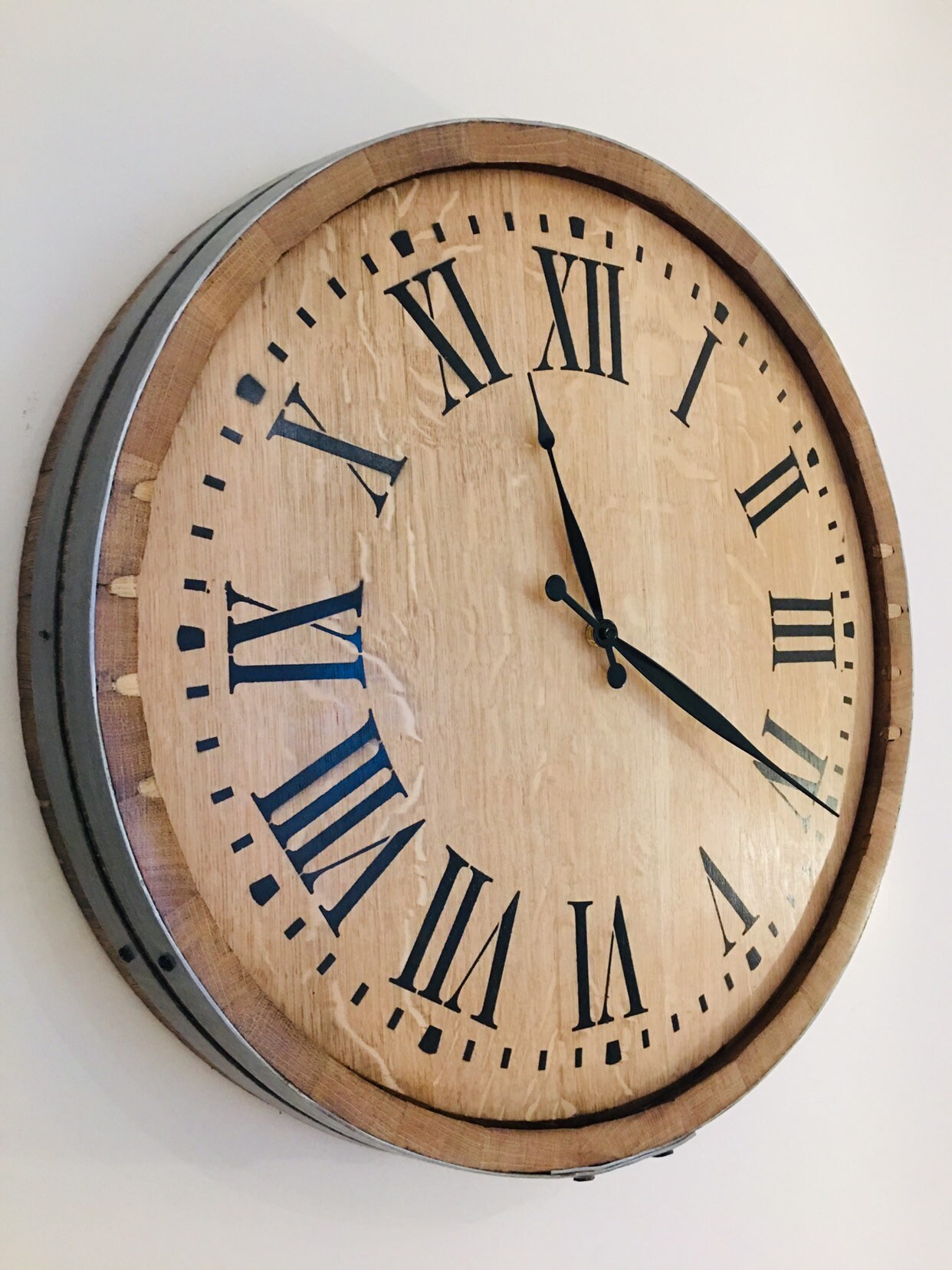 Wine Barrel Clock - Etsy