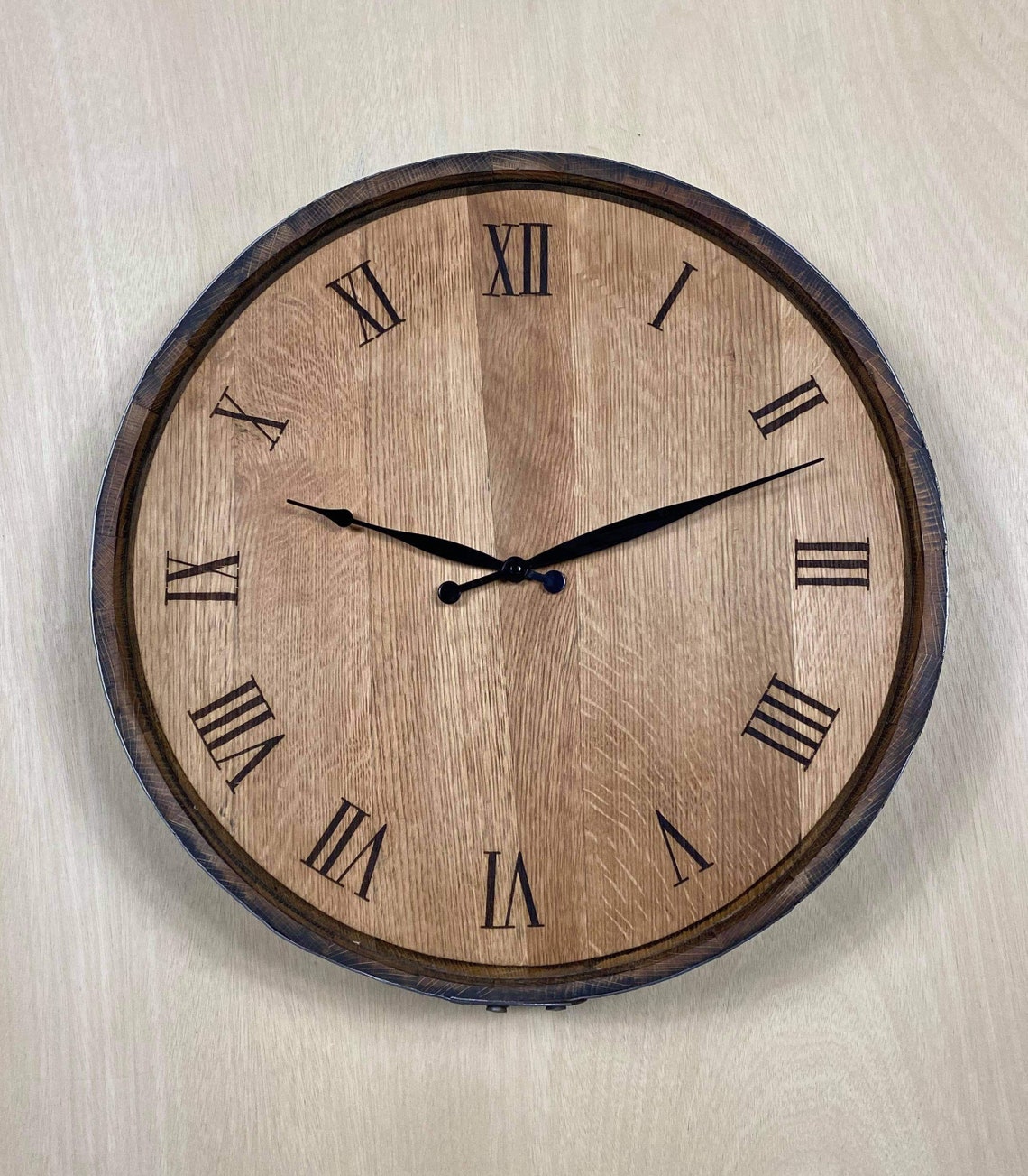Whisky Barrel Clock - Etsy
