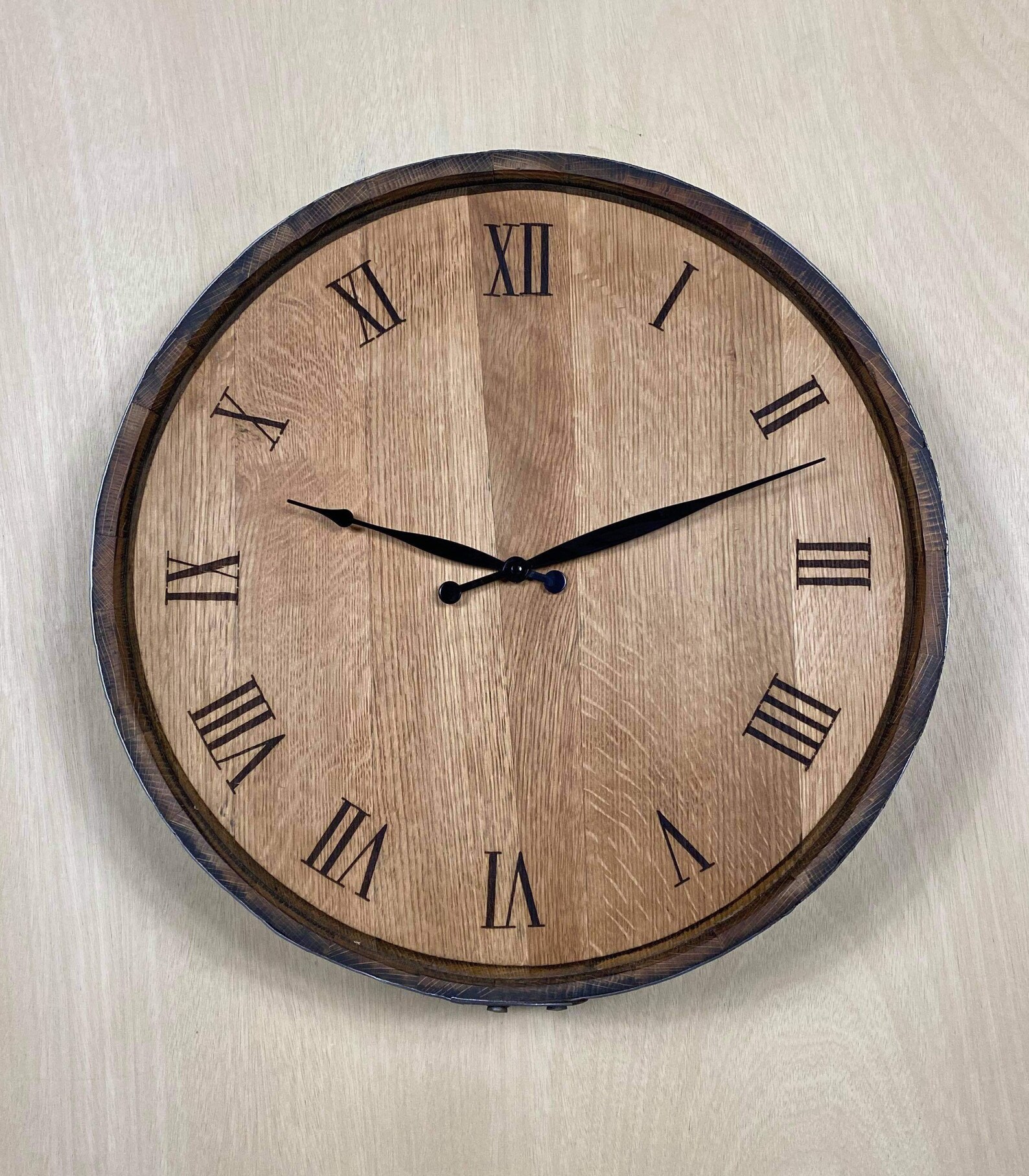 Whisky Barrel Clock - Etsy