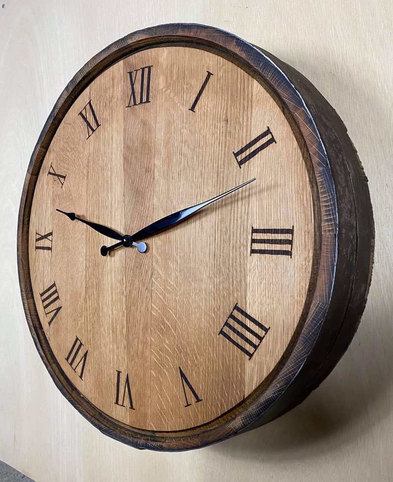 Whisky Barrel Clock - Etsy