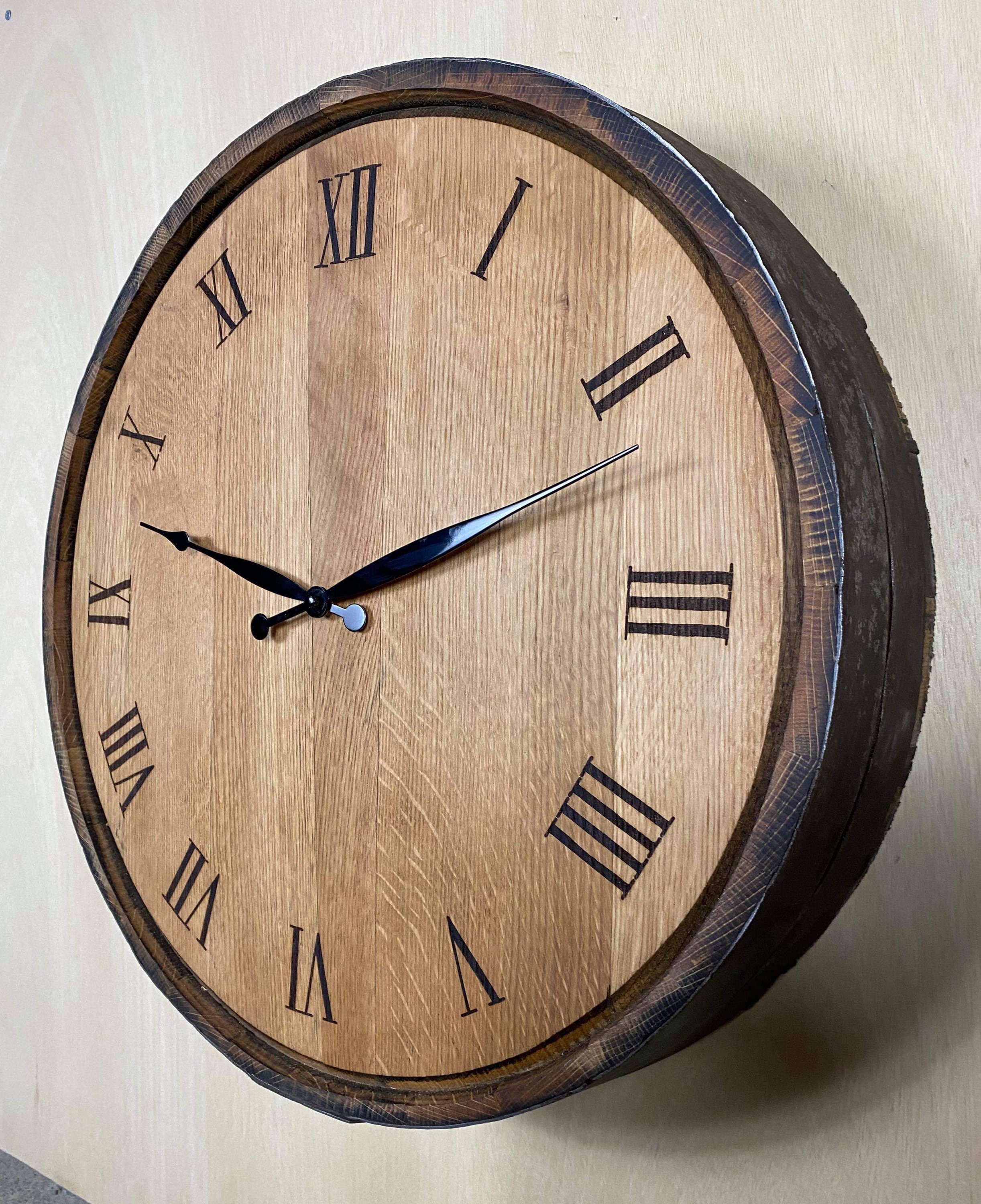 Whisky Barrel Clock - Etsy