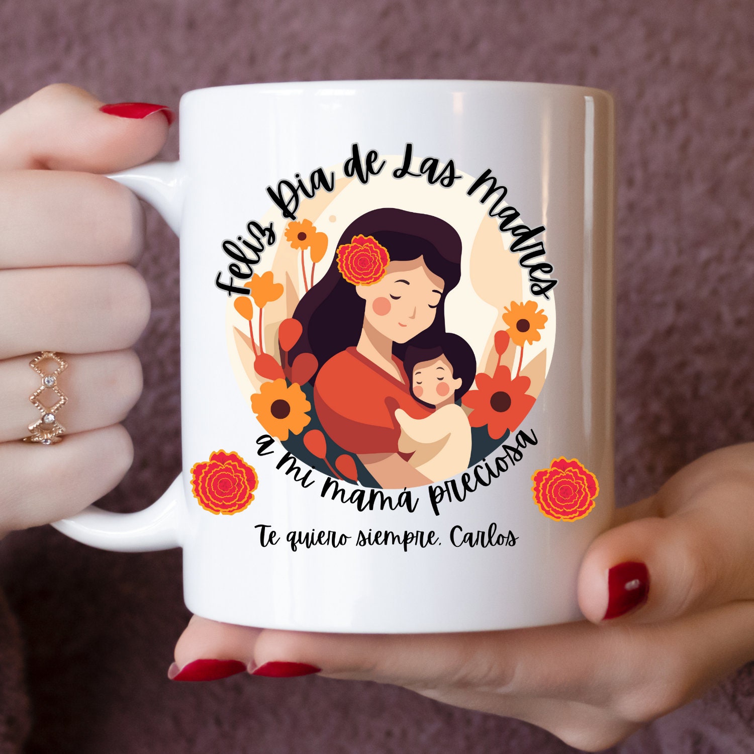 Dia De Las Madres, Regalo Para Mama, Gift for Mother's Day, Spanish ...