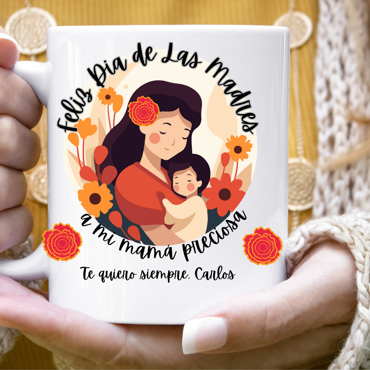 Dia De Las Madres, Regalo Para Mama, Gift for Mother's Day, Spanish ...