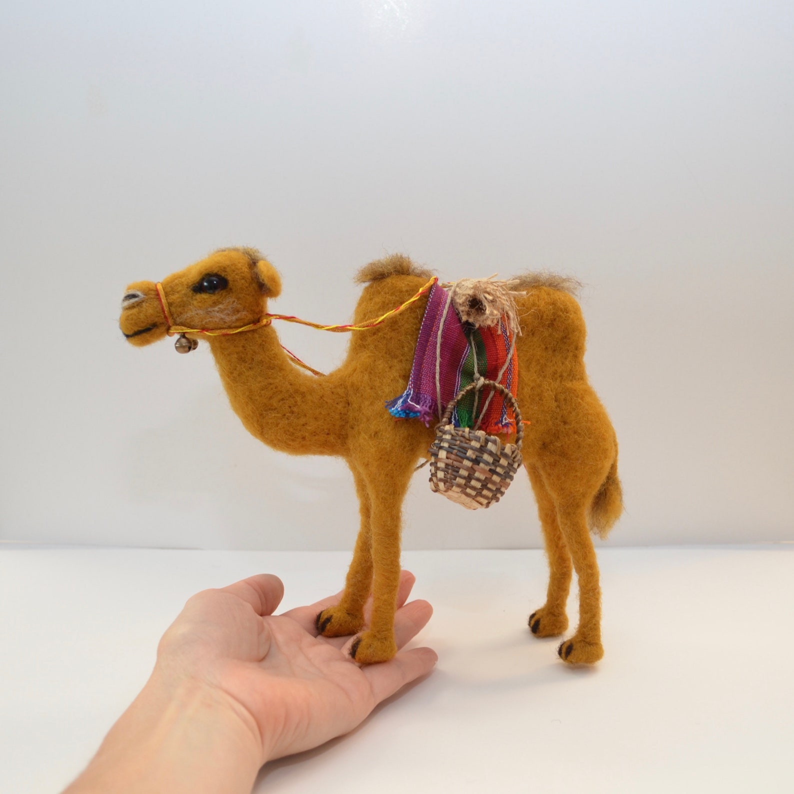 Camel Nativity Scene, Camel Made of Felt, Nativity Figure Camel ...