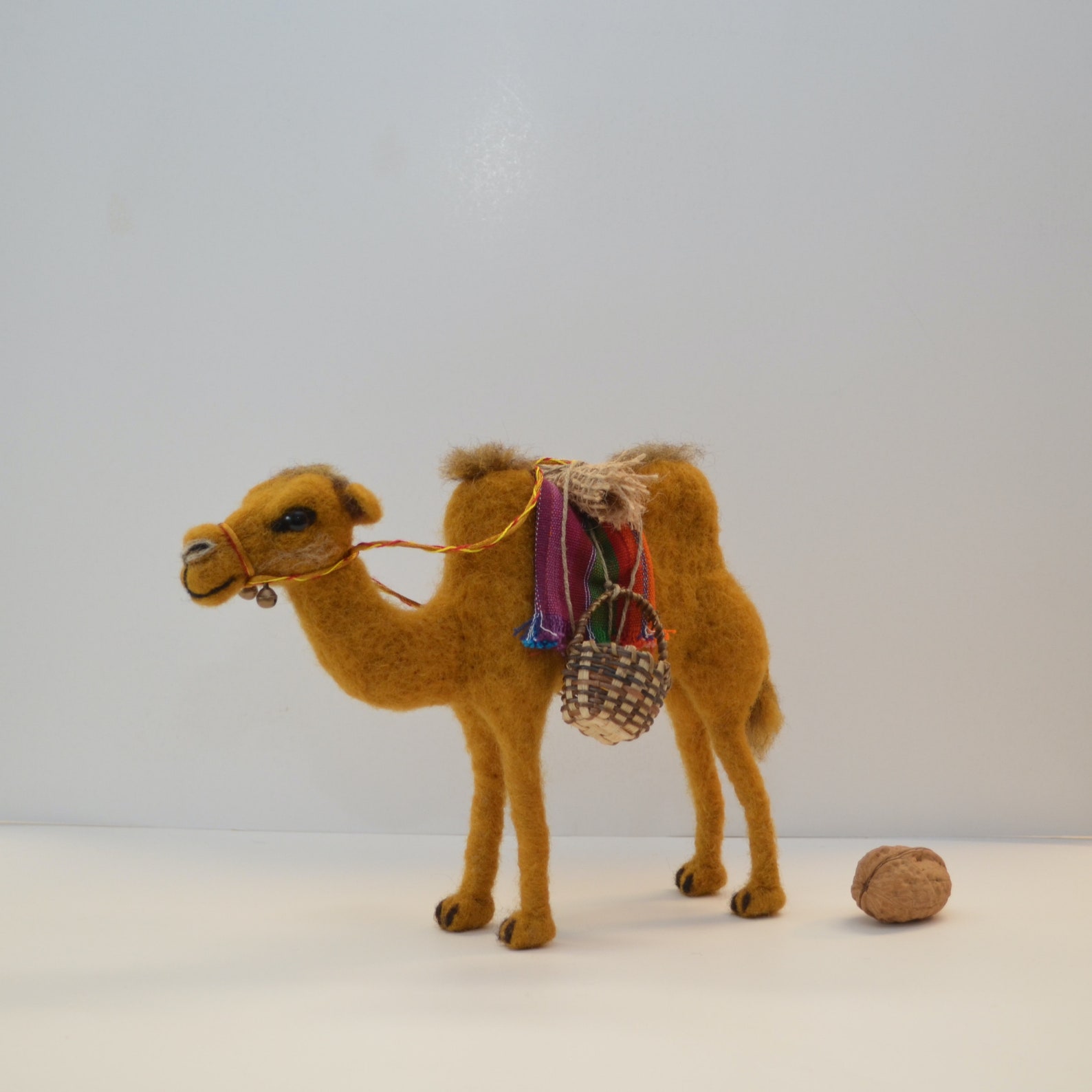 Camel Nativity Scene, Camel Made of Felt, Nativity Figure Camel ...
