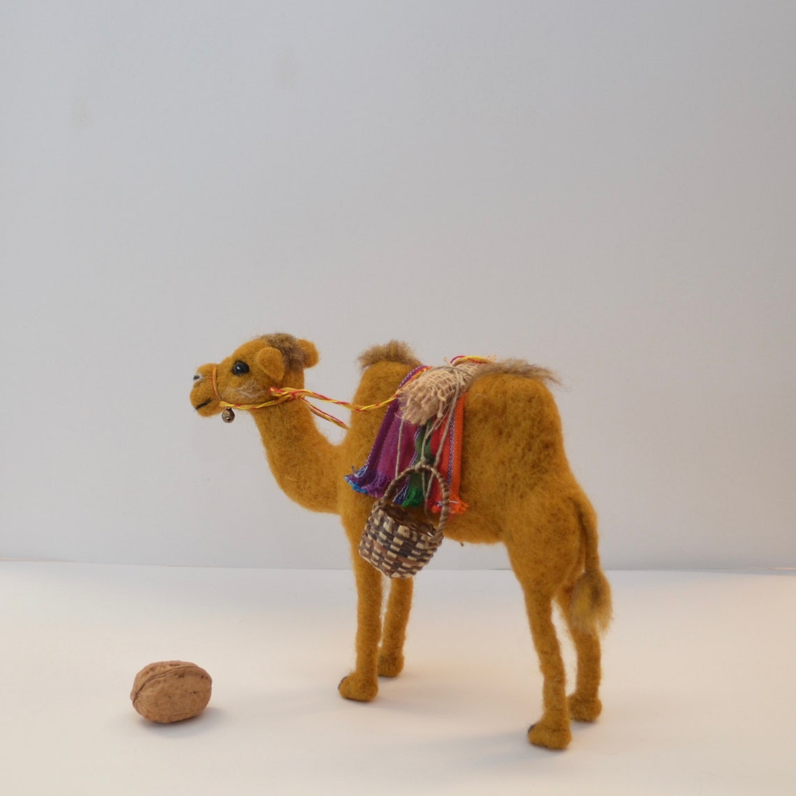 Camel Nativity Scene, Camel Made of Felt, Nativity Figure Camel ...