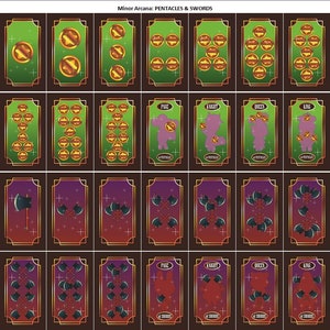 ACNH Themed Full Tarot Deck 78 Cards - Etsy