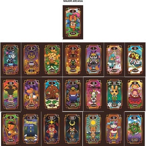 ACNH Themed Full Tarot Deck 78 Cards - Etsy