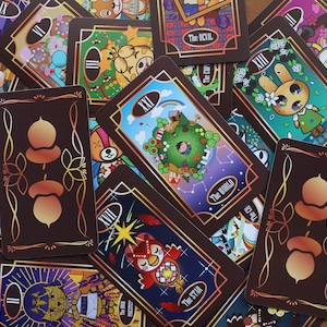 ACNH Themed Full Tarot Deck 78 Cards - Etsy