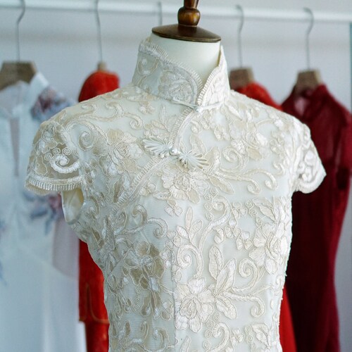 Custom Cheongsam Modern Chinese Wedding Dress Traditional - Etsy