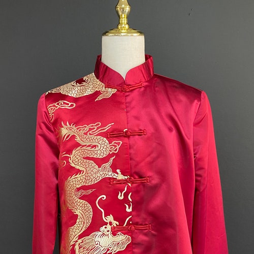 Chinese Wedding Groom Outfit Chinese Changshan Male - Etsy