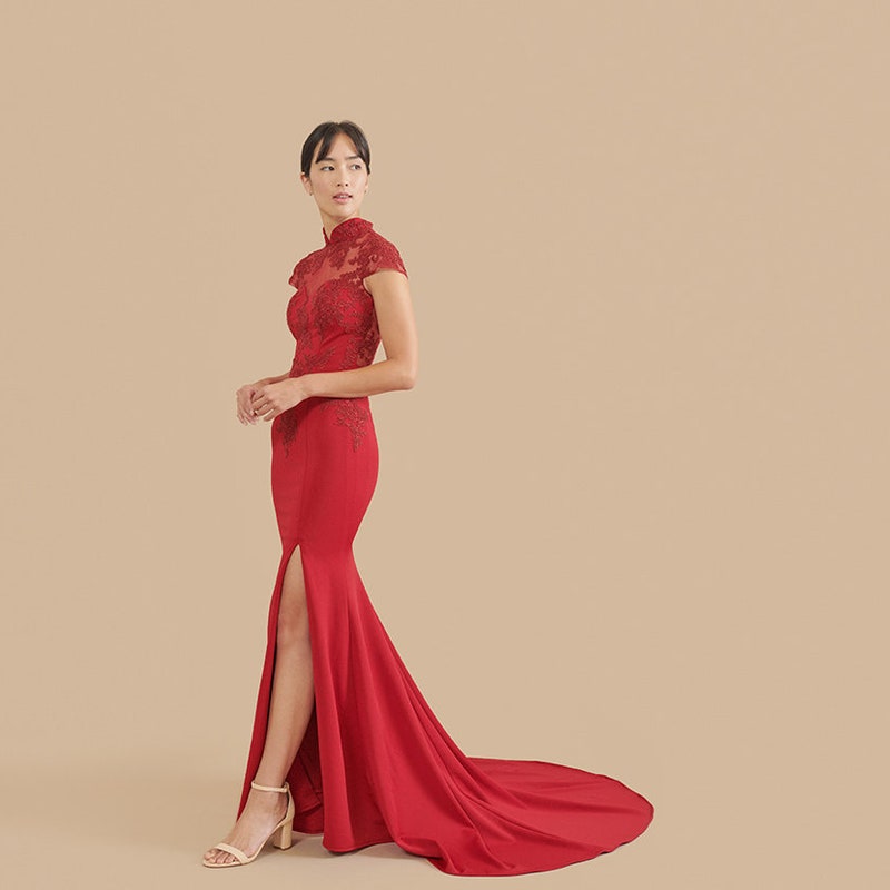 Red Cheongsam - Etsy