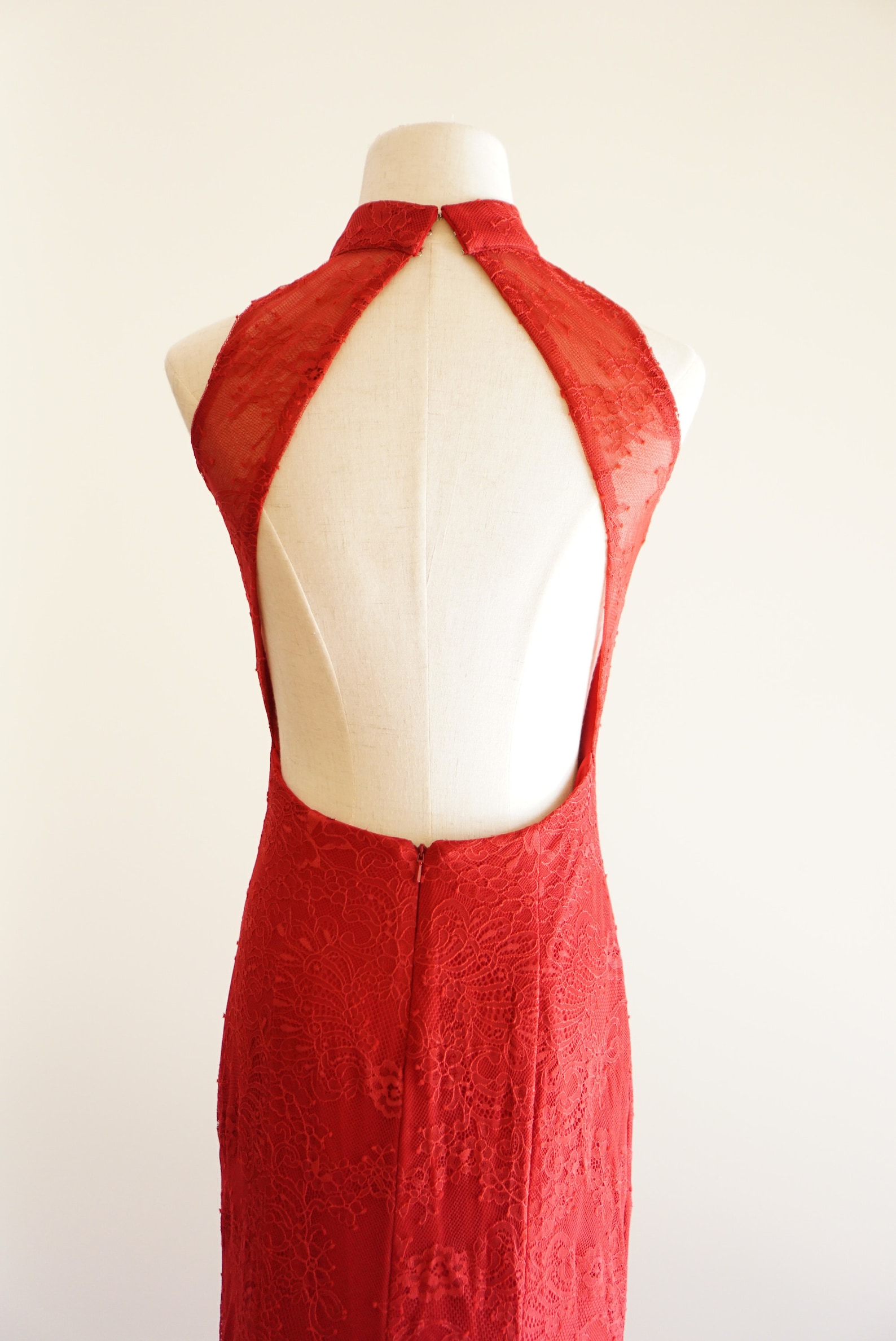 Modern Red Cheongsam | Chinese Wedding Dress | Traditional Qipao Dress ...
