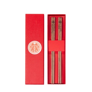 Personalized Chopsticks With Gift Box, 2 Sets of Custom Chopsticks, All ...