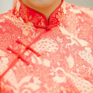 Custom Modern Brocade Cheongsam | A-line Cheongsam | Contemporary Qipao ...
