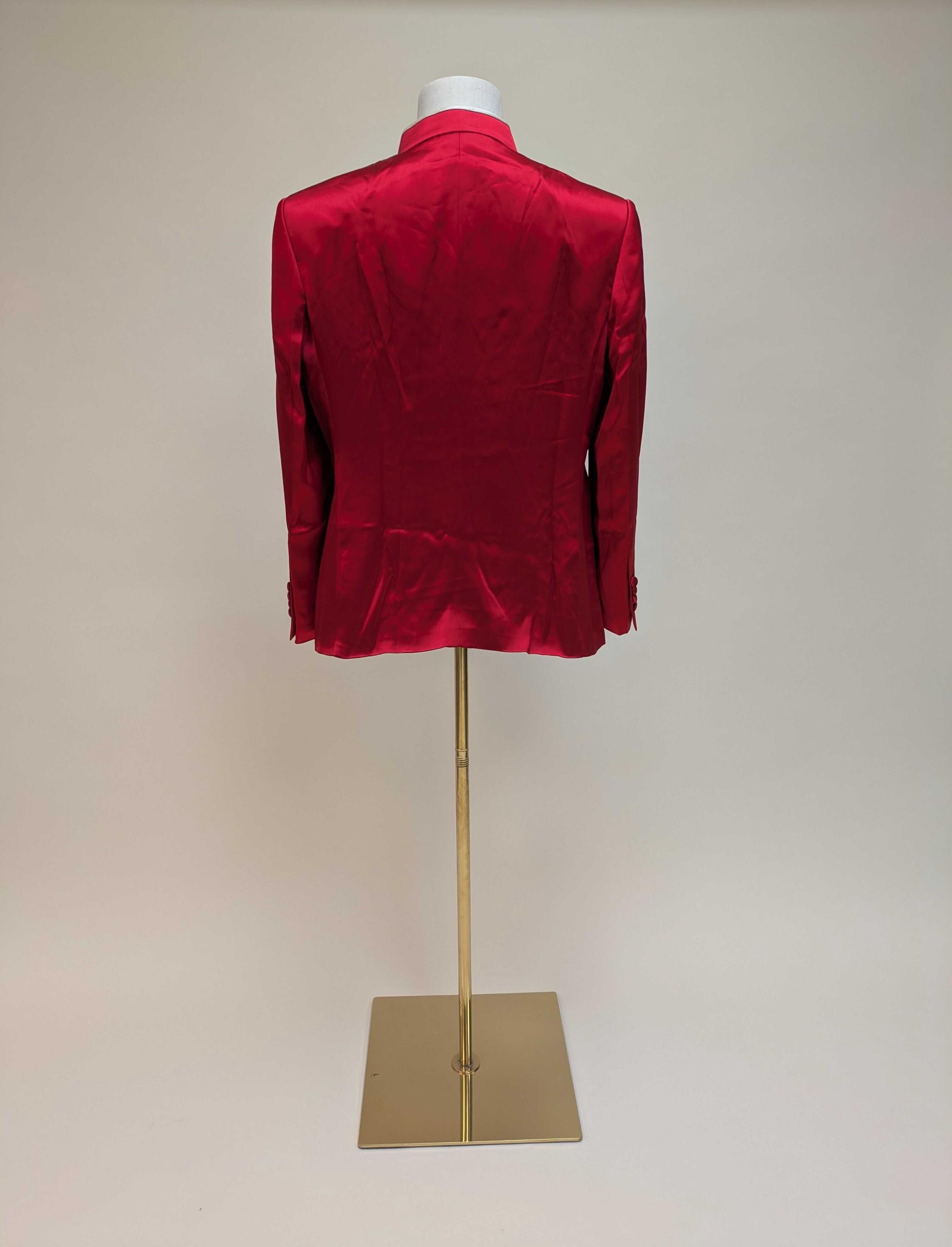 Tang Suit Jacket Sample, Red Chinese Wedding Jacket, Groom Tang Suit ...