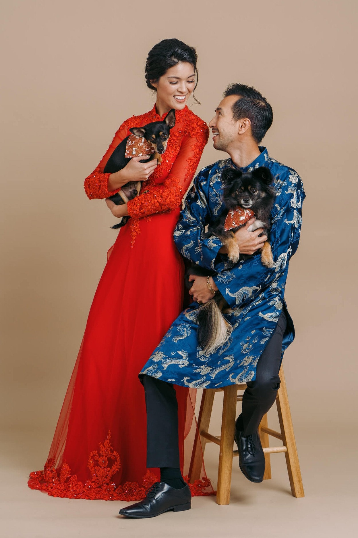 Modern Ao Dai for Men | Traditional Vietnamese Ao Gam | Long Modern Ao Dai for Men | Traditional Vietnamese Ao Gam | Long