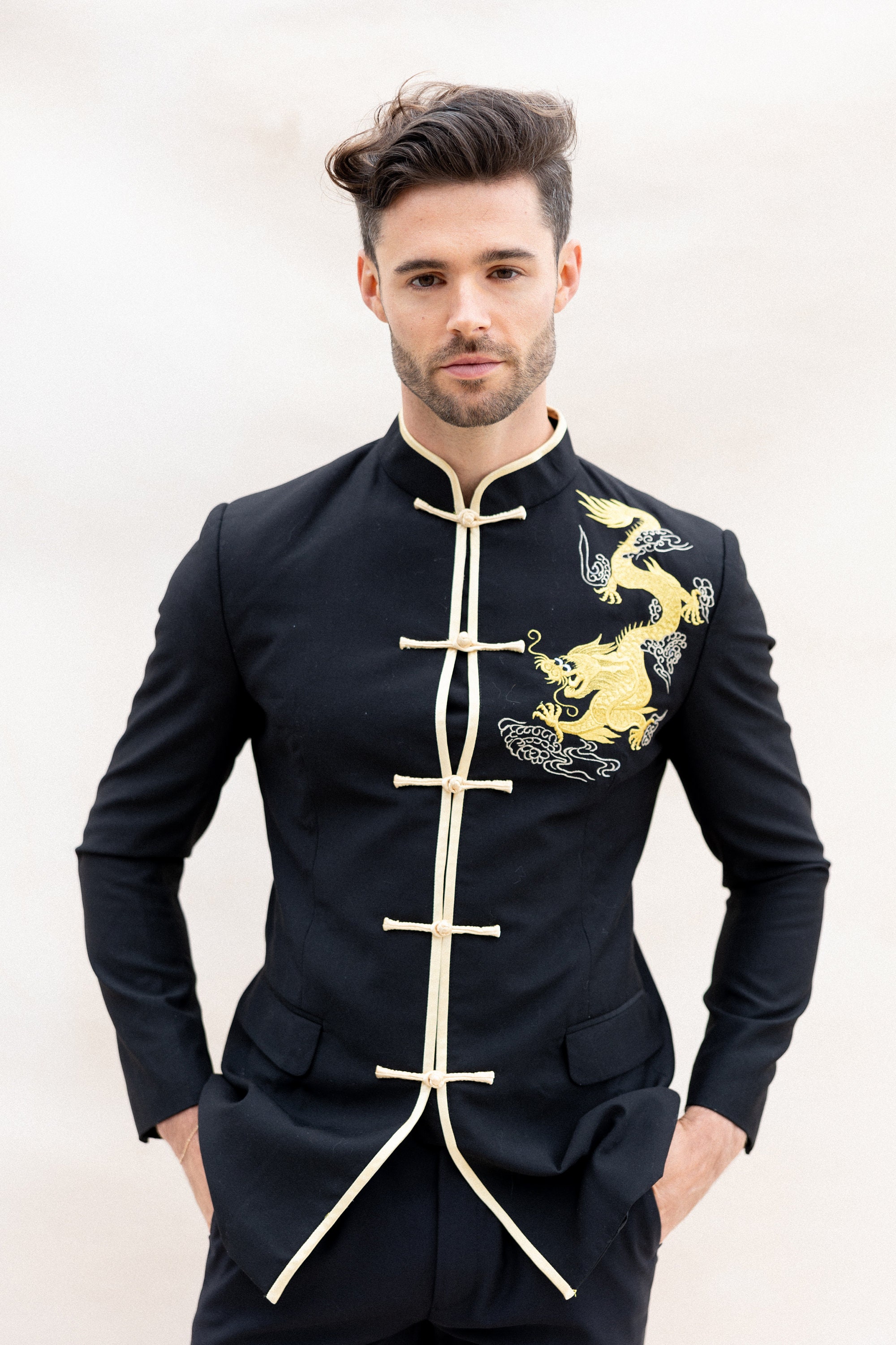 Tang Suit Jacket, Groom Jacket Chinese Wedding, Chinese Changshan ...