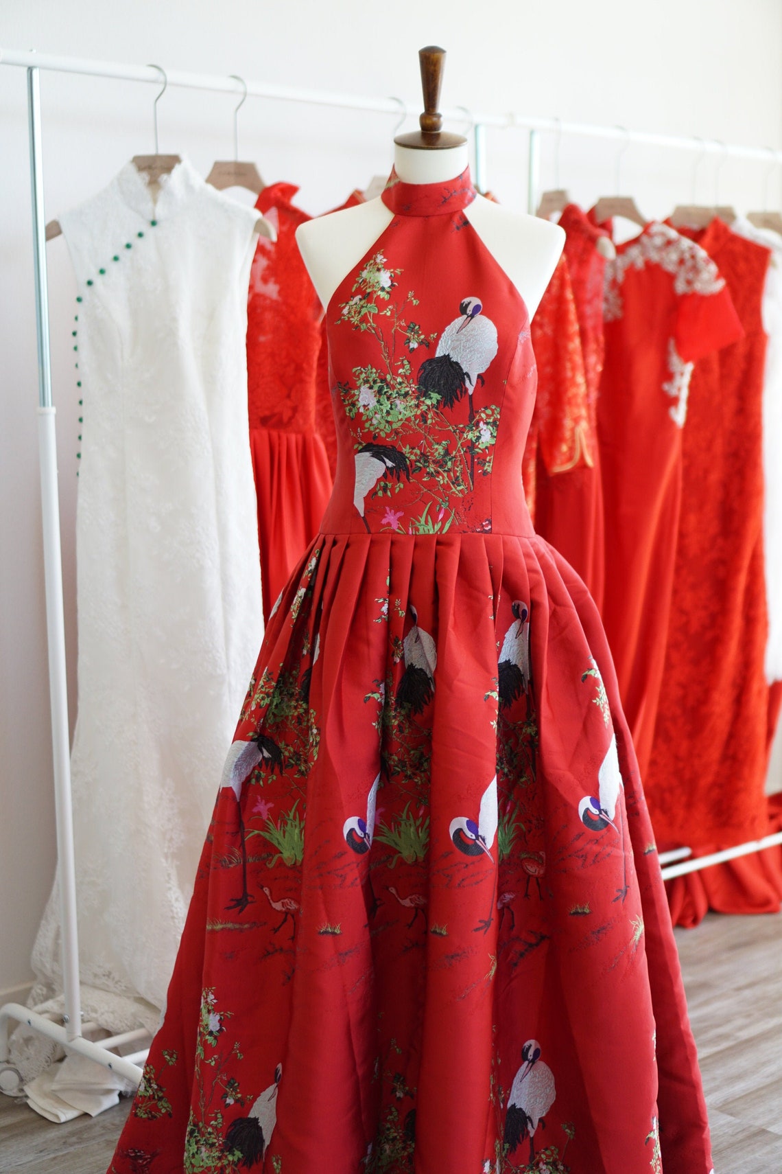 Chinese Wedding Dress | Custom Cheongsam | Traditional Qipao Dress ...