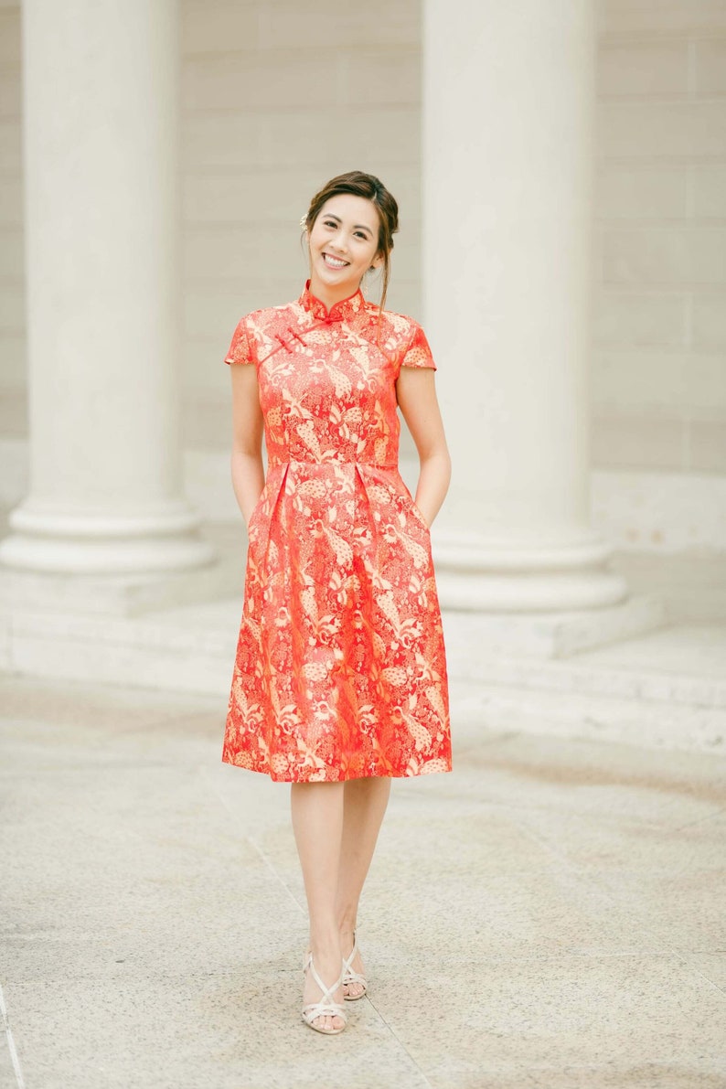 Custom Modern Cheongsam | A-line Cheongsam | Contemporary Qipao ...