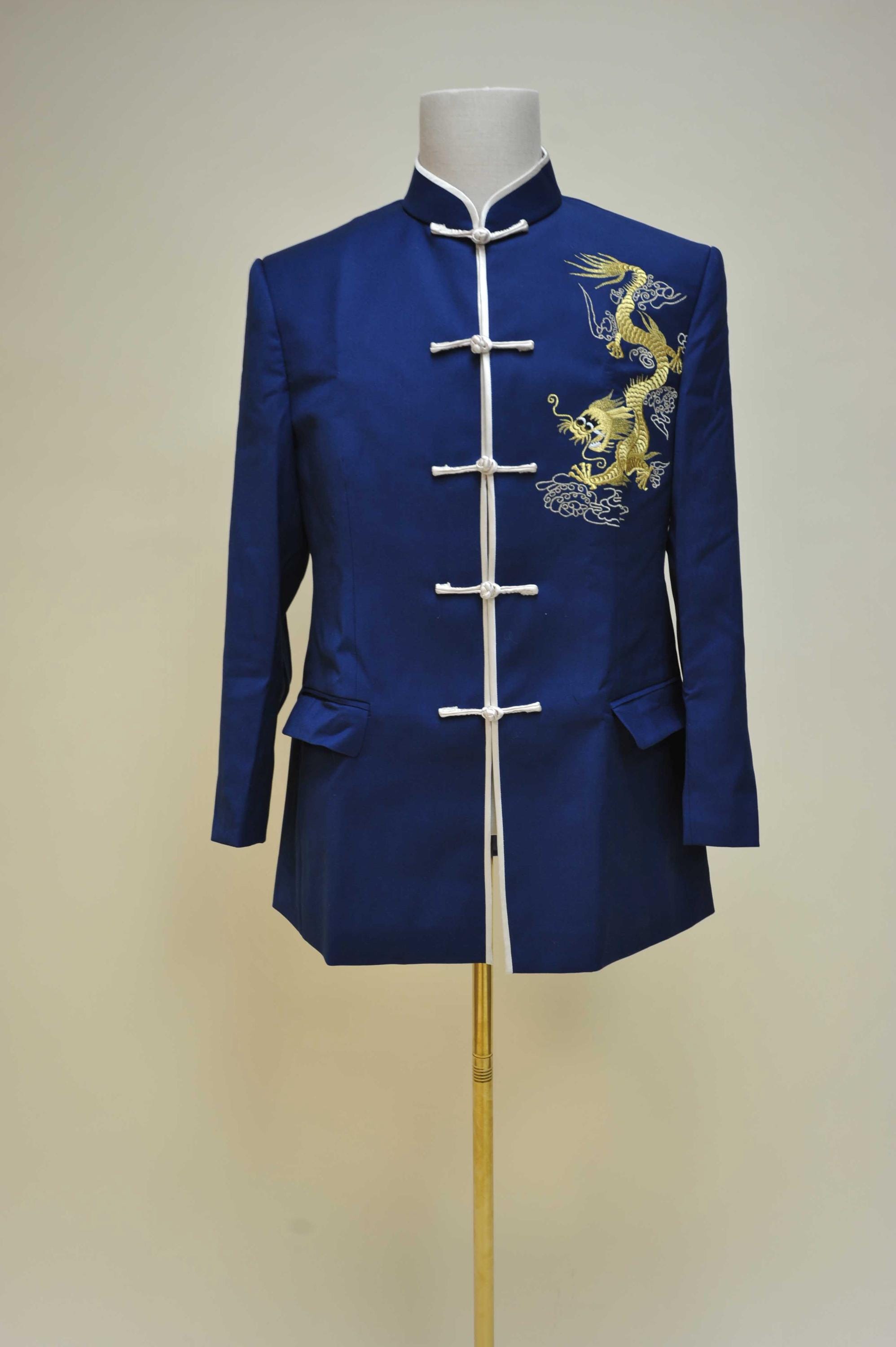 Tang Suit Jacket Sample, Blue Chinese Wedding Jacket, Tang Suit ...