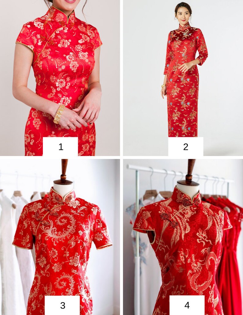 Chinese Wedding Dress | Modern Cheongsam | Traditional Qipao | Tea ...