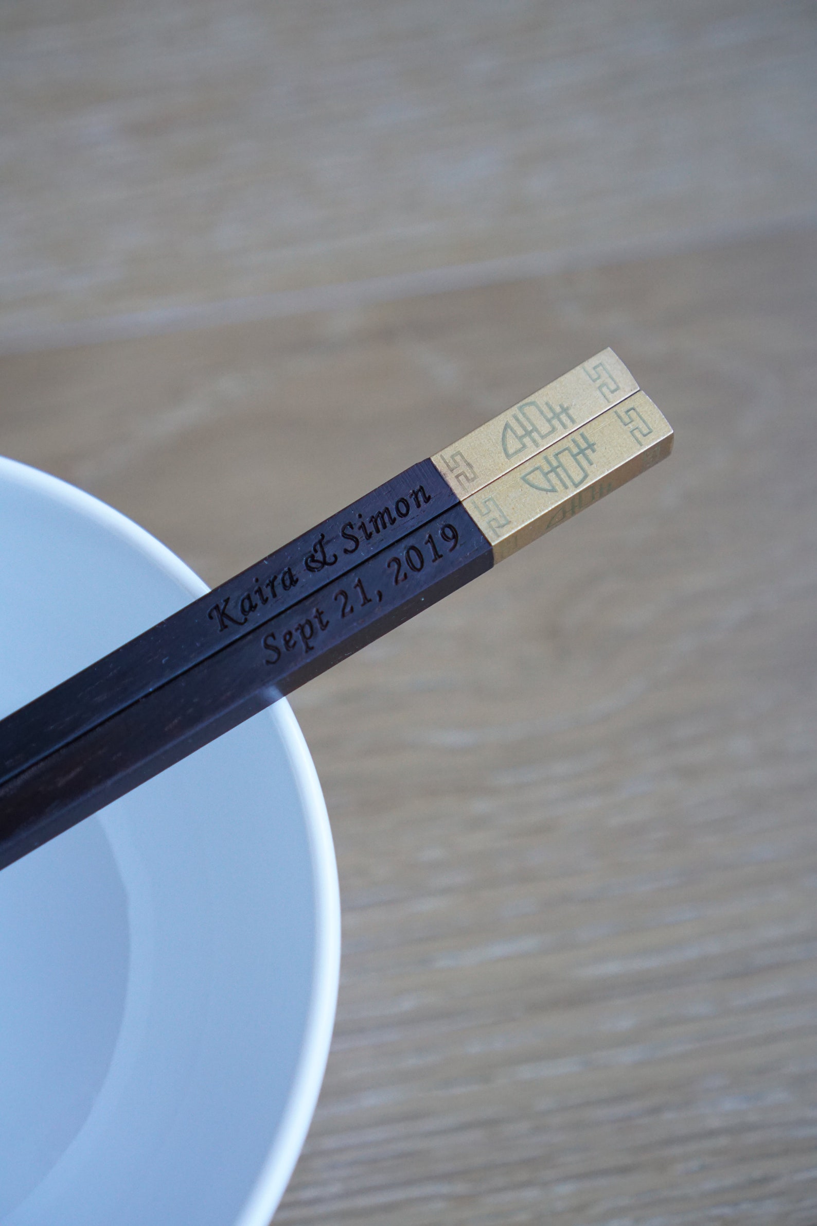 Personalized Chopsticks Gold Plated Wedding Gift Engraved - Etsy