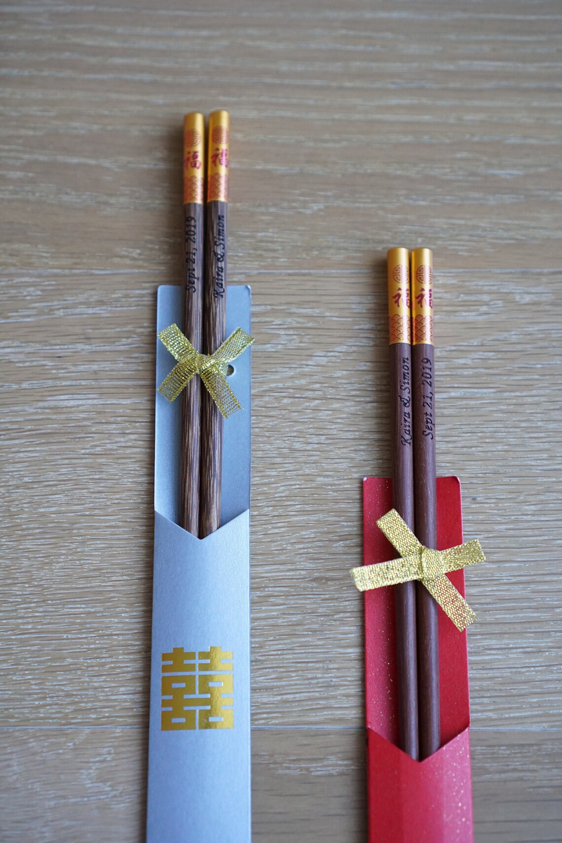 Personalized Chopsticks With Free Cover | Custom Chinese Wedding Favors ...