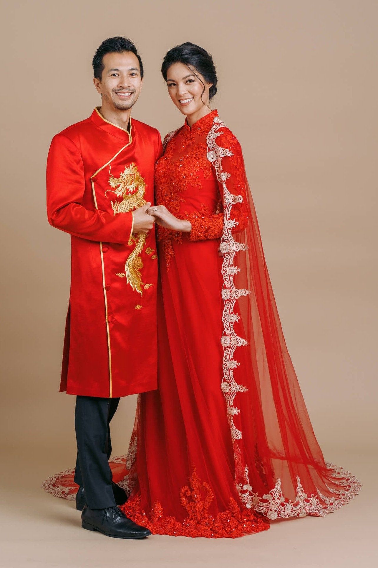 Modern Ao Dai for Men Traditional Vietnamese Ao Gam Long - Etsy Ireland