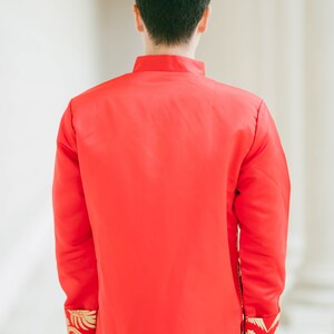 Custom Chinese Changshan | Male Chinese Wedding Jacket | Male Cheongsam ...