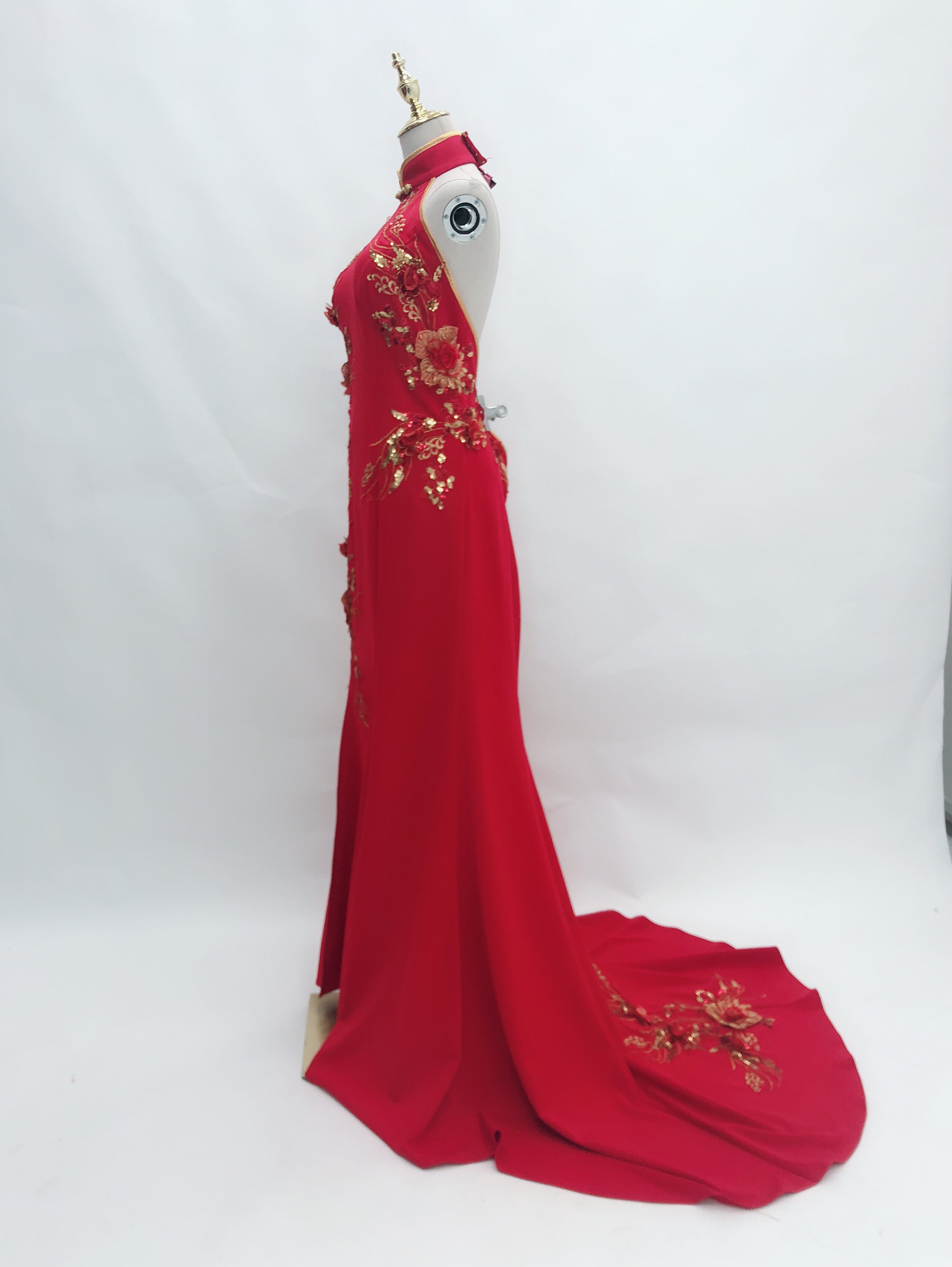 Custom Cheongsam | Chinese Wedding Dress | Traditional Qipao Dress ...