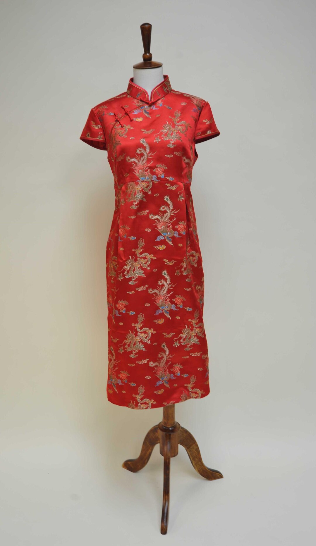 Qipao Cheongsam Sample Dress, Traditional Qipao Dress, Chinese Wedding ...