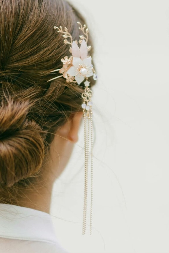 Chinese Wedding Hair Accessories Chinese Hair Pins Chinese Wedding Hairpin Chinese Cheongsam Dress Hair Accessories Qipao Headdress Etsy UK
