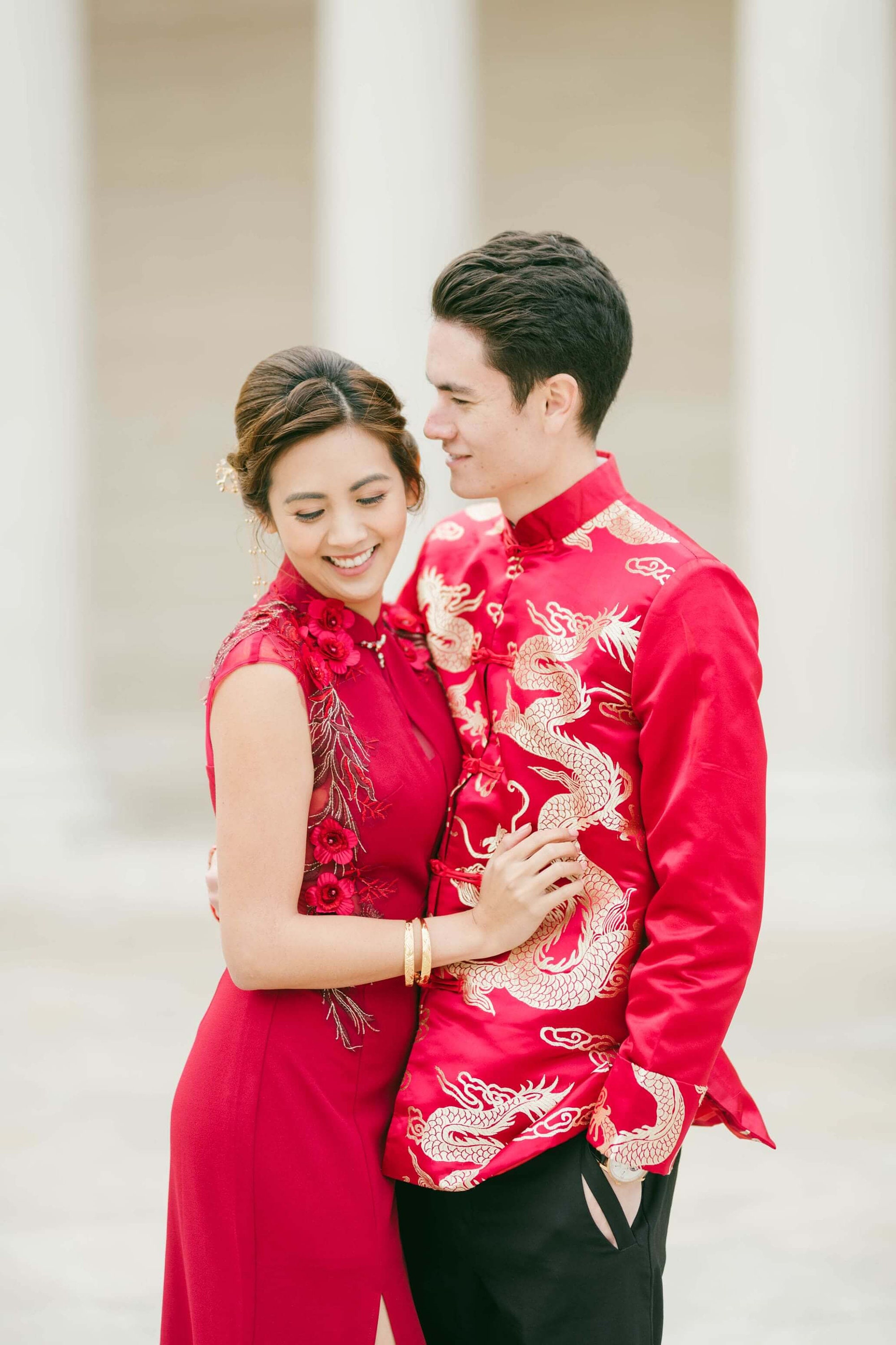 Custom Modern Red Cheongsam | Cheongsam Dress | Custom Qipao | Chinese ...