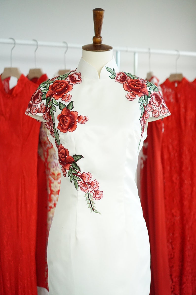 Custom Cheongsam | Modern Chinese Wedding Dress | Traditional Qipao ...