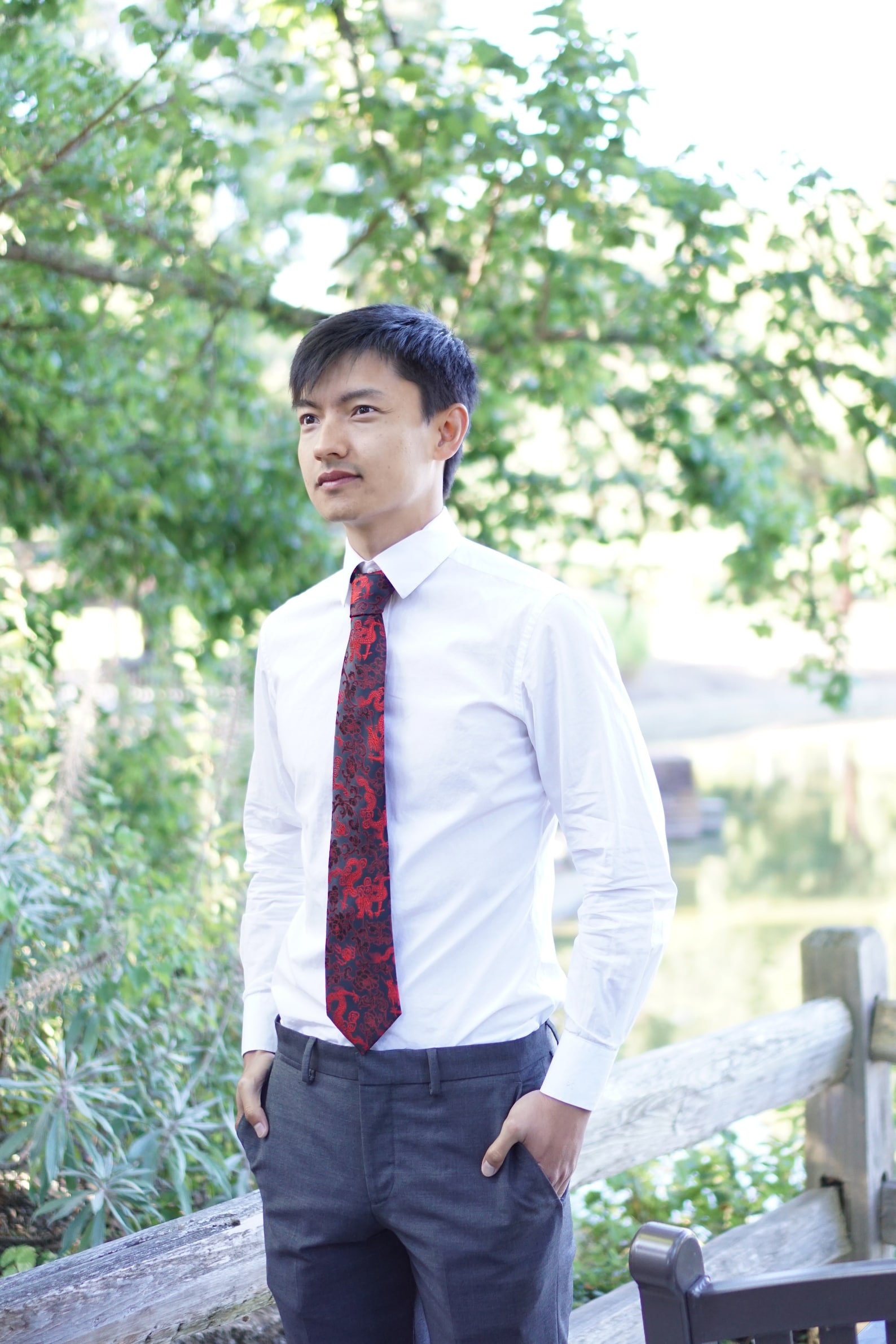 Silk Brocade Dragon Tie With Gold Embroidered Chinese Dragons - Etsy
