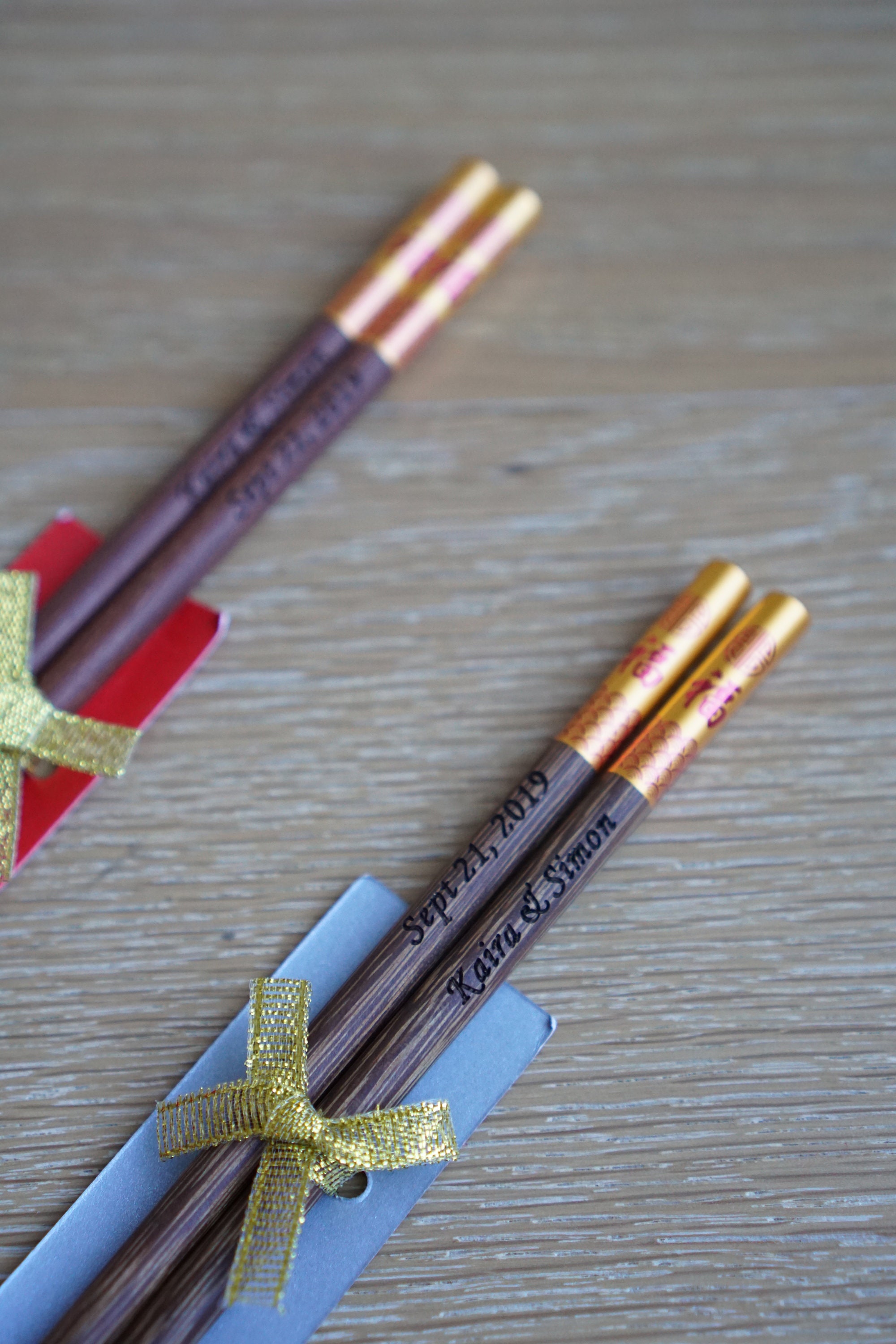 Personalized Chopsticks With Free Cover Custom Chinese | Etsy