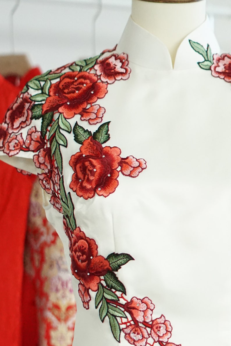 Custom Cheongsam | Modern Chinese Wedding Dress | Traditional Qipao ...