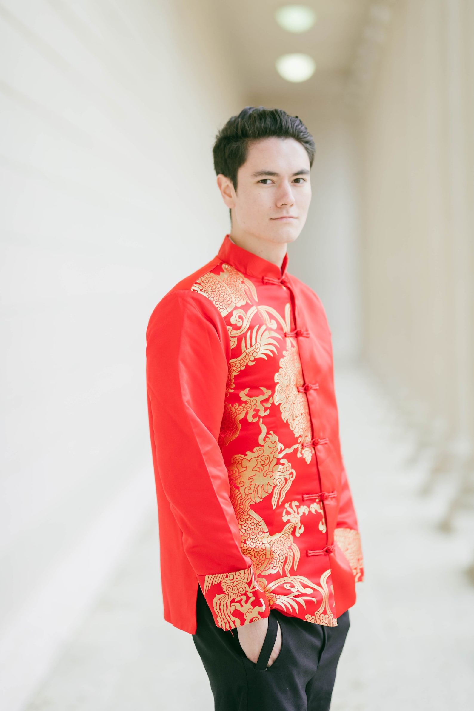 Custom Chinese Changshan | Male Chinese Wedding Jacket | Male Cheongsam ...