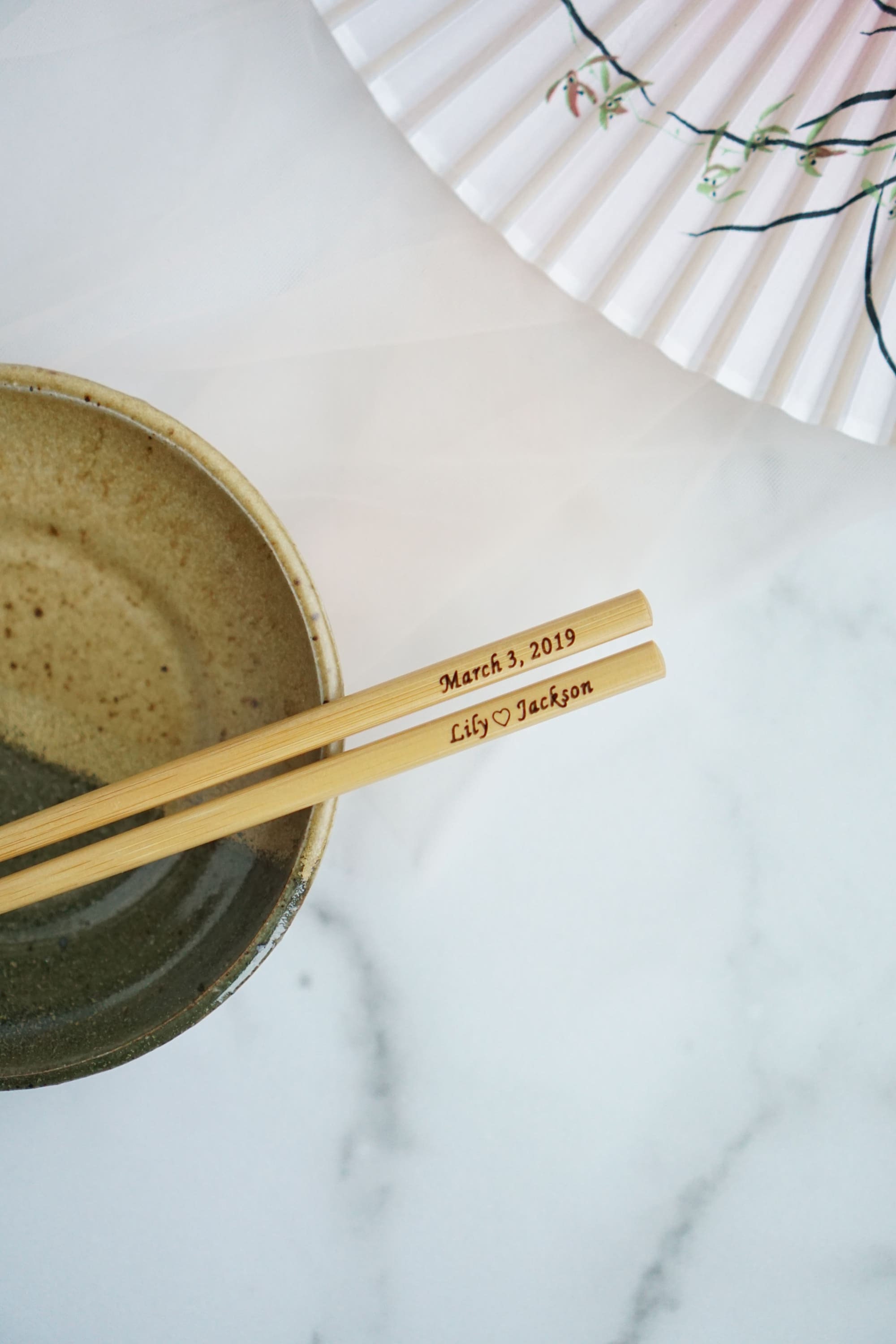 Personalized Chopsticks with Silk Pouch Engraved Chopsticks | Etsy