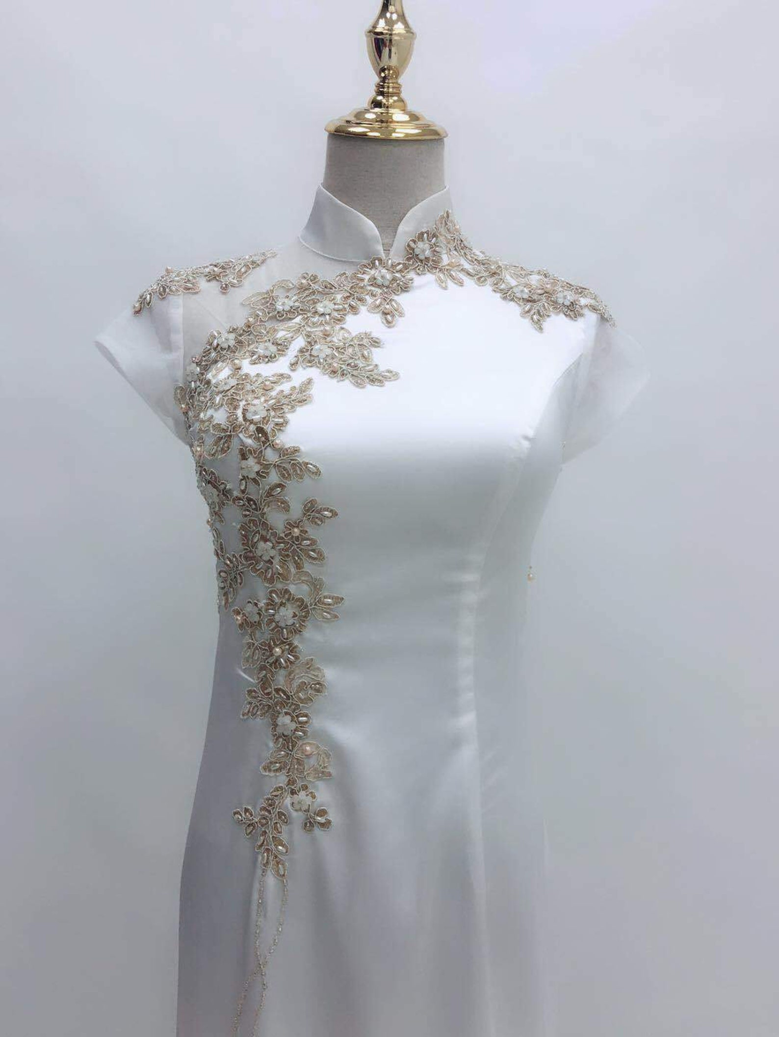 Custom Modern Silk Cheongsam Red Cheongsam Dress Custom - Etsy