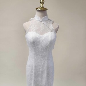 White Lace Sample Wedding Dress, Chinese Wedding Dress, White Lace ...