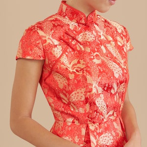 Custom Modern Cheongsam | A-line Cheongsam | Contemporary Qipao ...