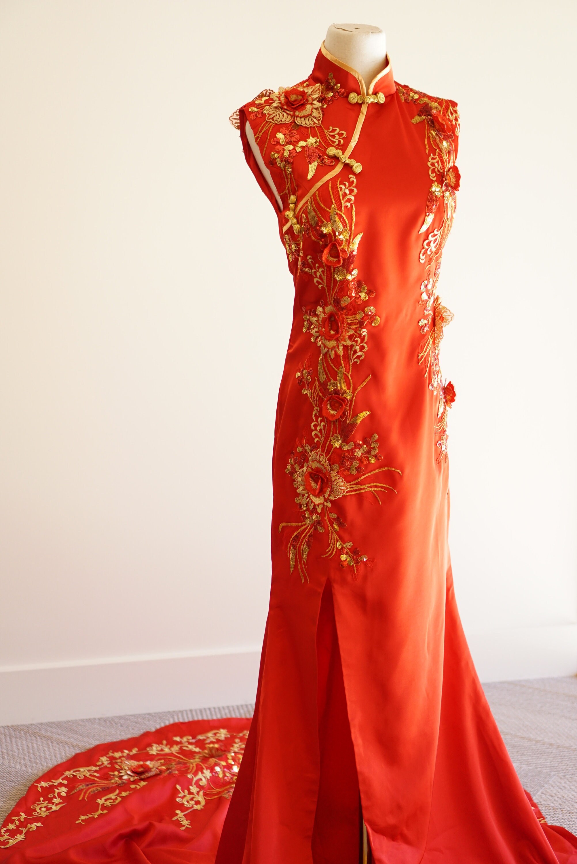 Chinese Wedding Dress | Modern Cheongsam | Traditional Qipao Dress ...